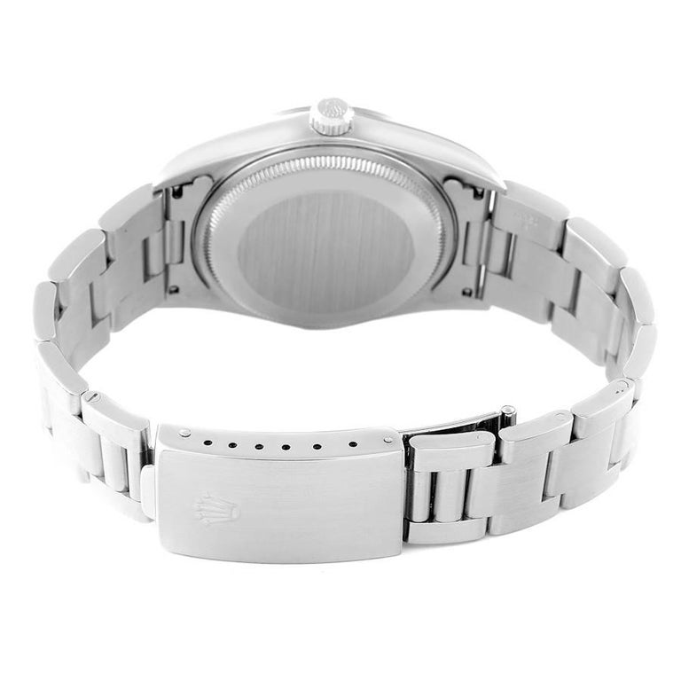 Rolex Air King 34 Salmon Baton Dial Domed Bezel Steel Watch 14000 For ...