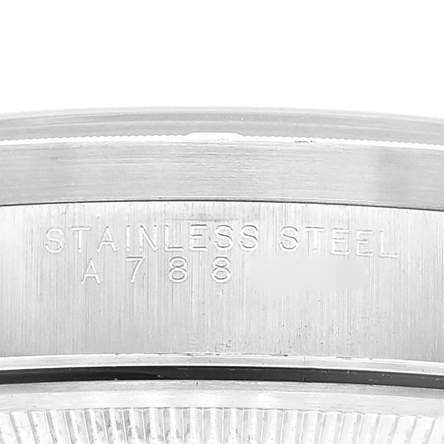 Rolex Air King 34 Salmon Dial Engine Turned Bezel Steel Mens Watch ...