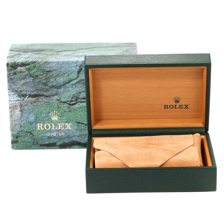 Rolex Air King White Dial Steel Men's Watch 14010 Box For Sale at 1stDibs