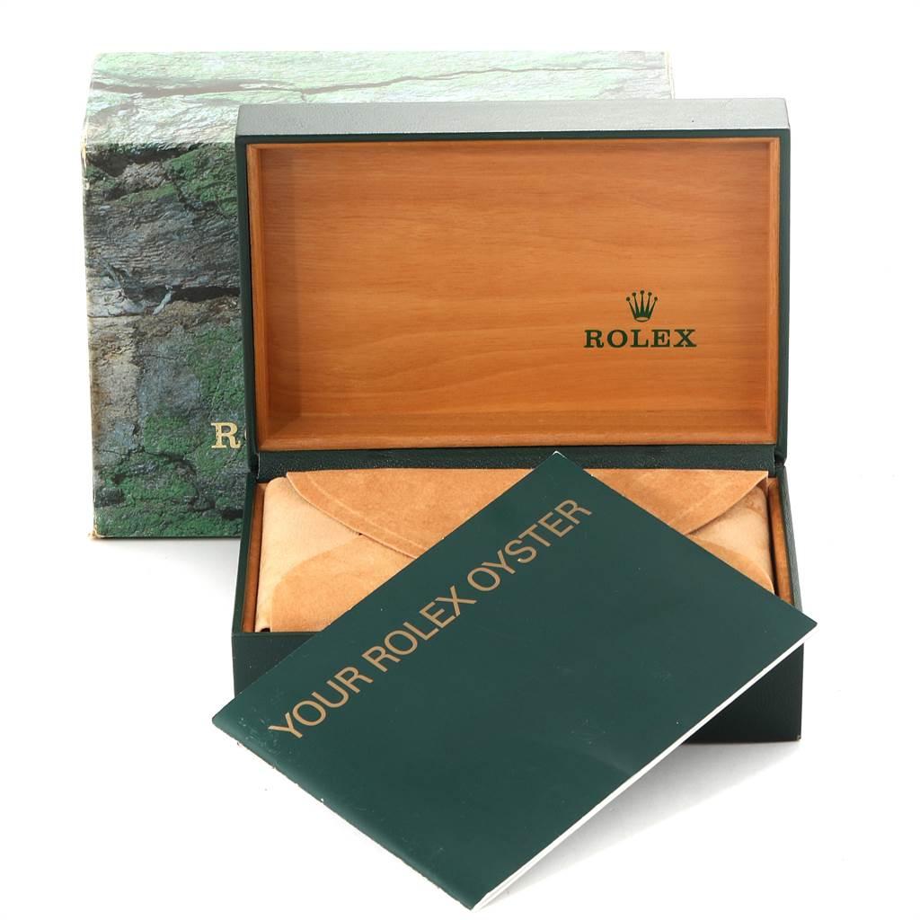 Rolex Air King White Dial Steel Men’s Watch 14010 Box For Sale at 1stDibs