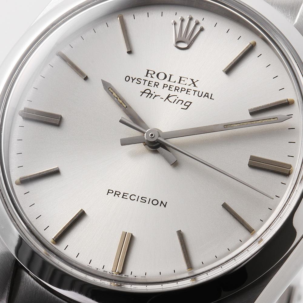 Rolex Air King 5500 Antique Unisex Watch - Silver Bar No. 32 - Classic ...