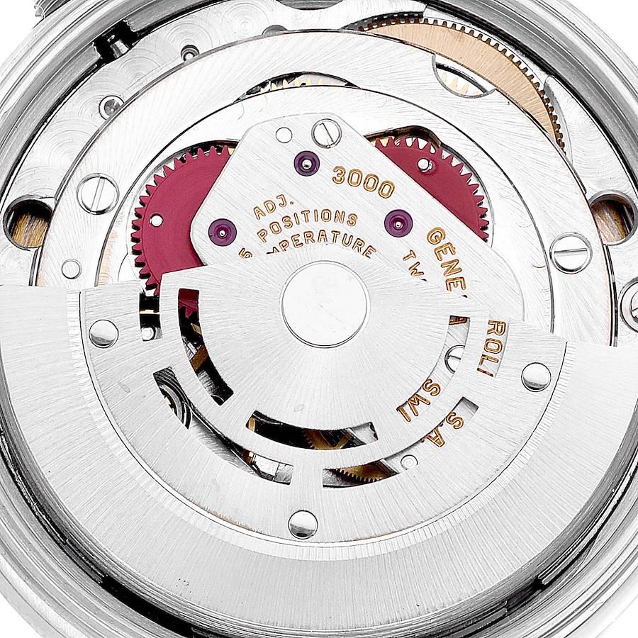 Rolex Air King Blue Dial Engine Turned Bezel Steel Mens Watch 14010 at ...