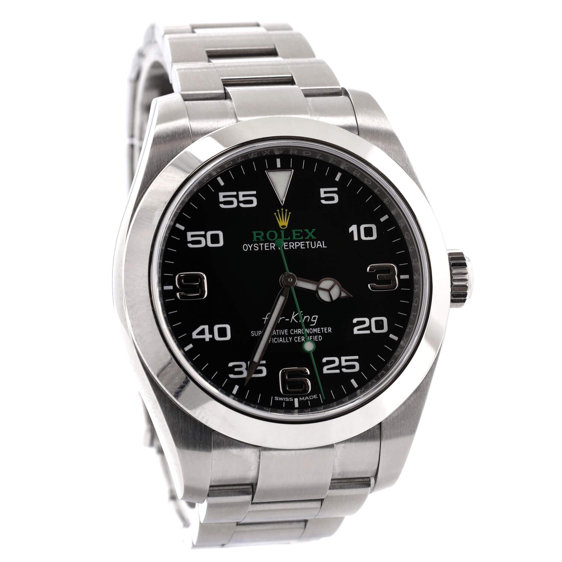 Rolex Air King Oyster Perpetual Chronometer Automatic Watch Stainless ...