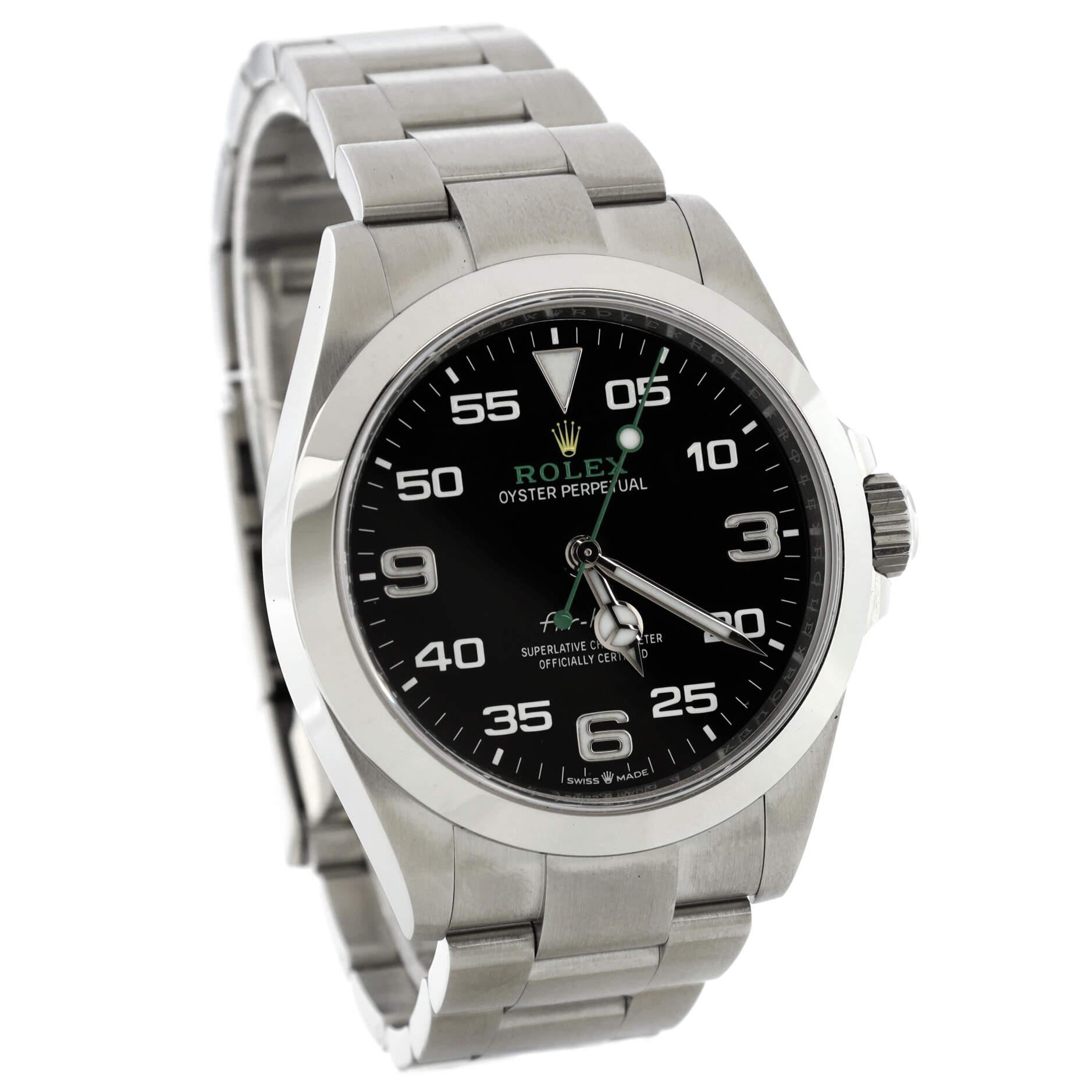 Rolex Air King Oyster Perpetual Chronometer Automatic Watch Stainless ...