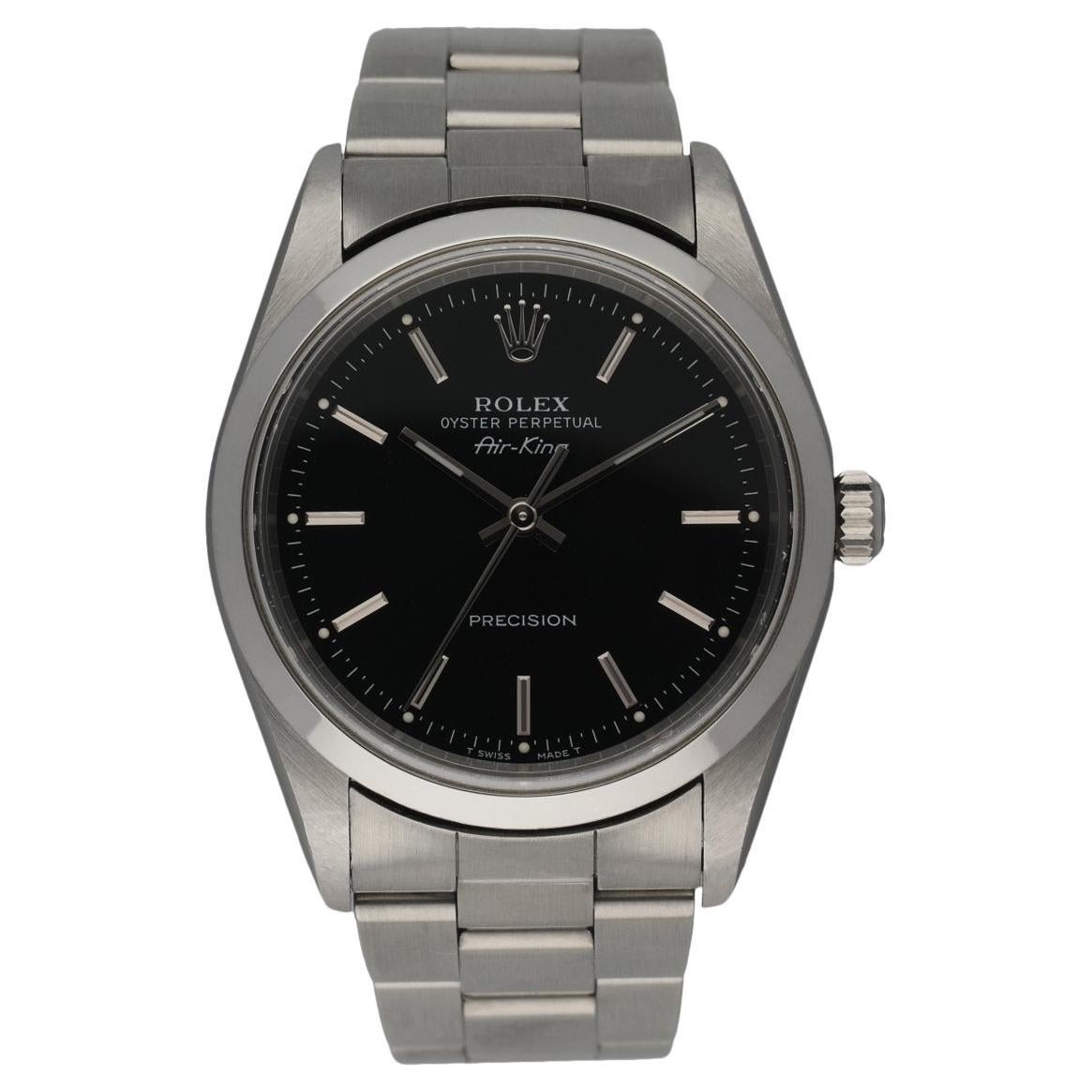 Rolex Air-King Precision Stainless Steel 14000 at 1stDibs