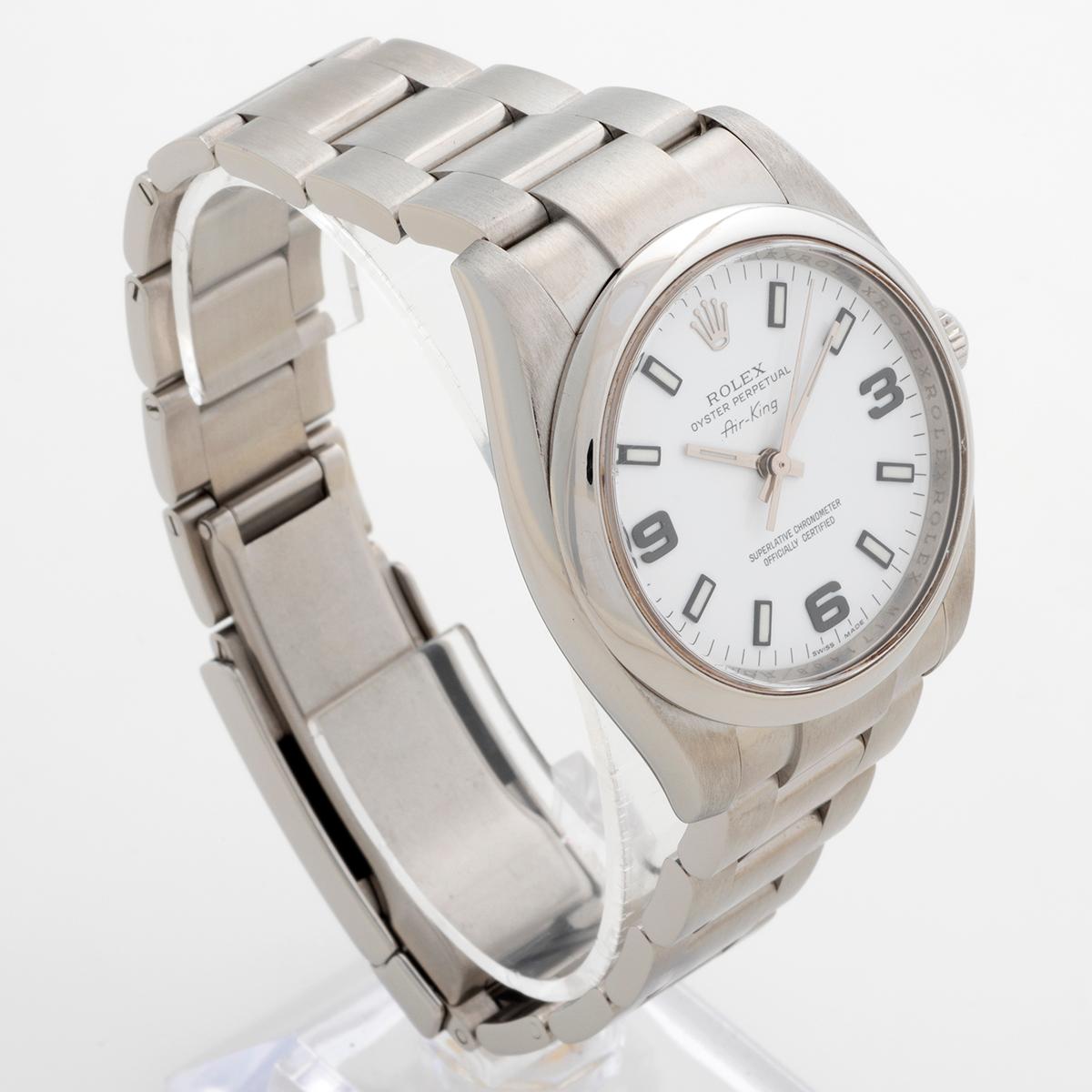 Rolex Air-king Ref 114200 (Discontinued). Complete Set. Outstanding ...