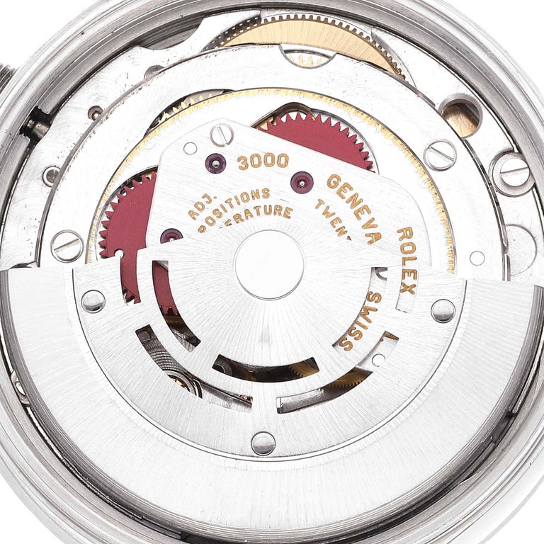 Rolex Air King Silver Dial Engine Turned Bezel Steel Mens Watch 14010 ...