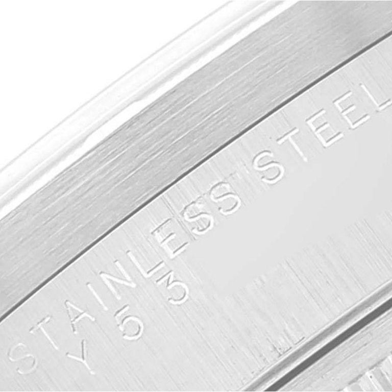 Rolex Air King Silver Dial 34mm Steel Mens Watch 14010 Papers at 1stDibs