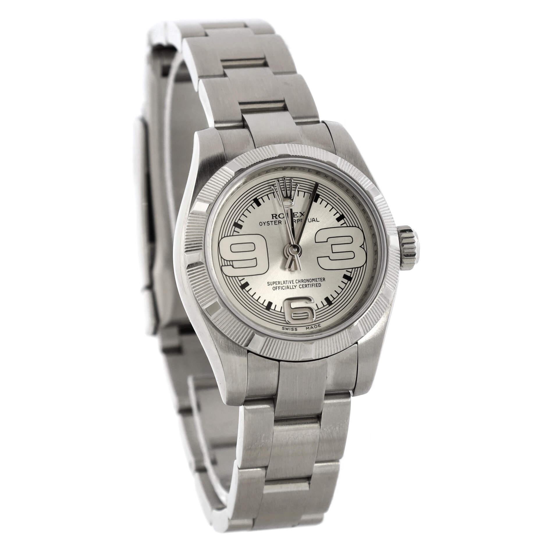Rolex Arabic Maxi Oyster Perpetual Automatic Watch Stainless Steel 26 ...
