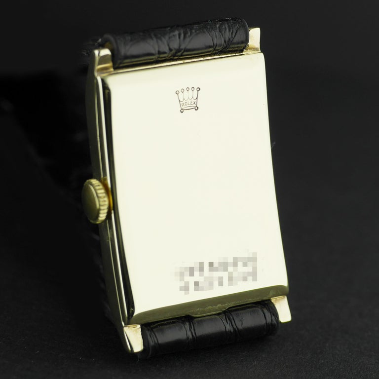 Rolex, Art Deco, Gold Wristwatch 1938 For Sale at 1stDibs