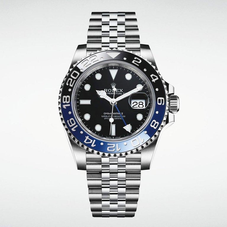 Rolex Batman GMT-Master II Jubilee Band at 1stDibs | rolex batman ...