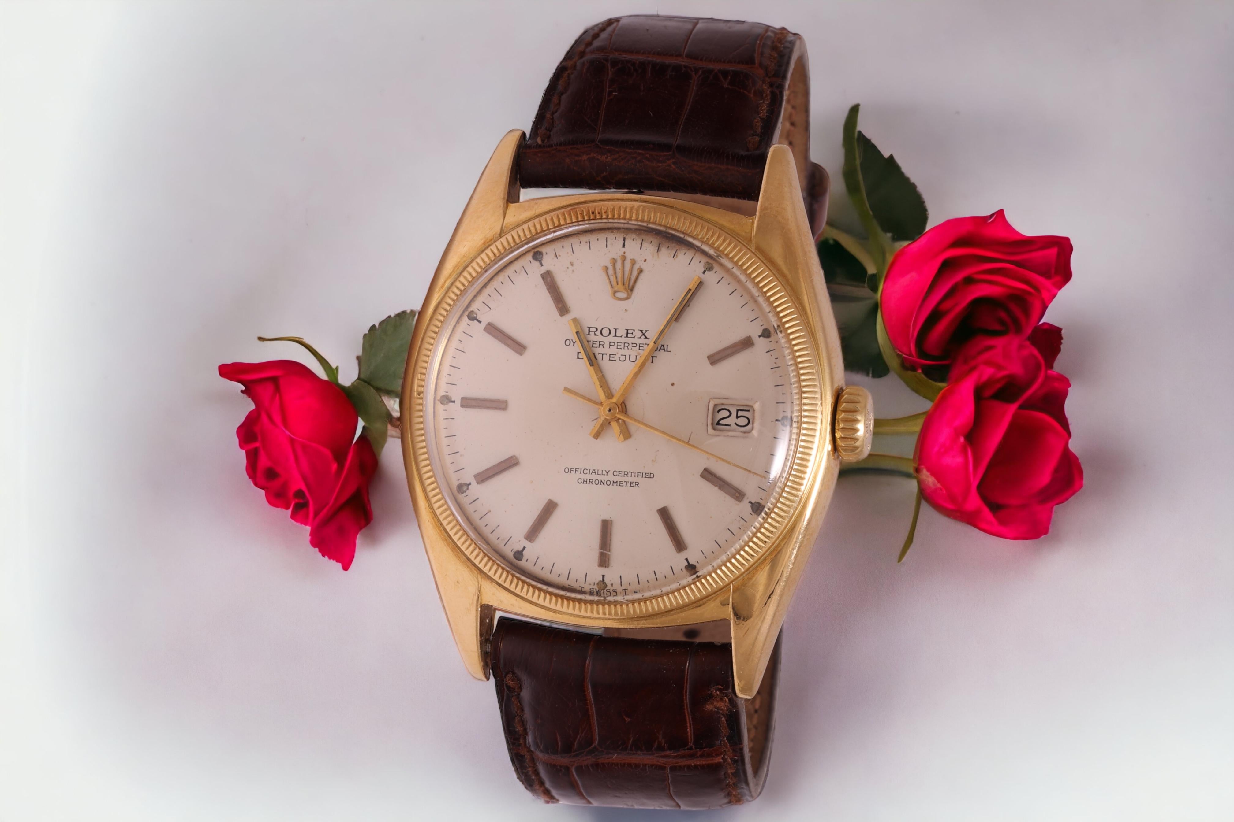 Rolex Big Bubble Back Ovettone, First Datejust Automatic Wrist Watch ...