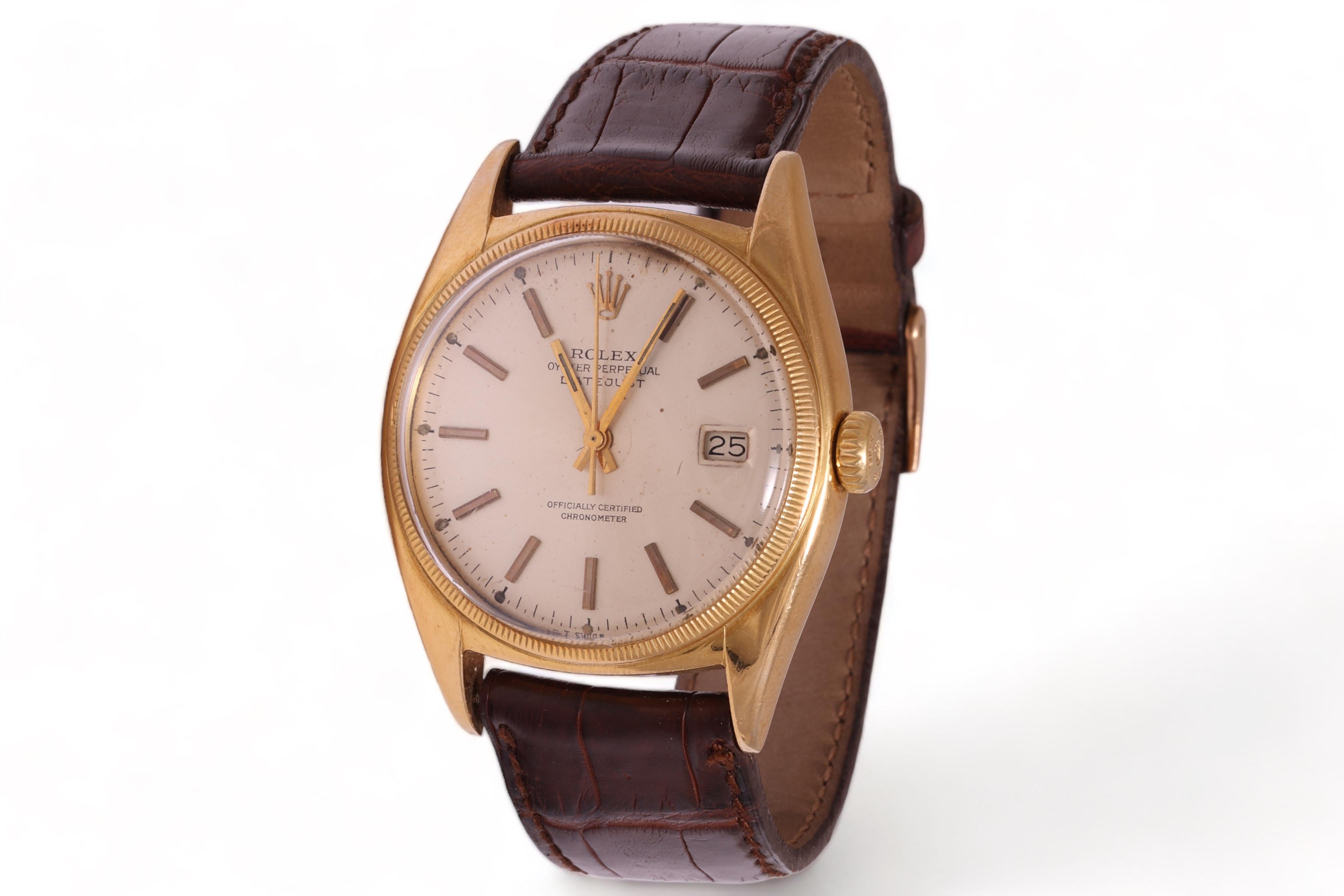 Rolex Big Bubble Back Ovettone, First Datejust Automatic Wrist Watch ...