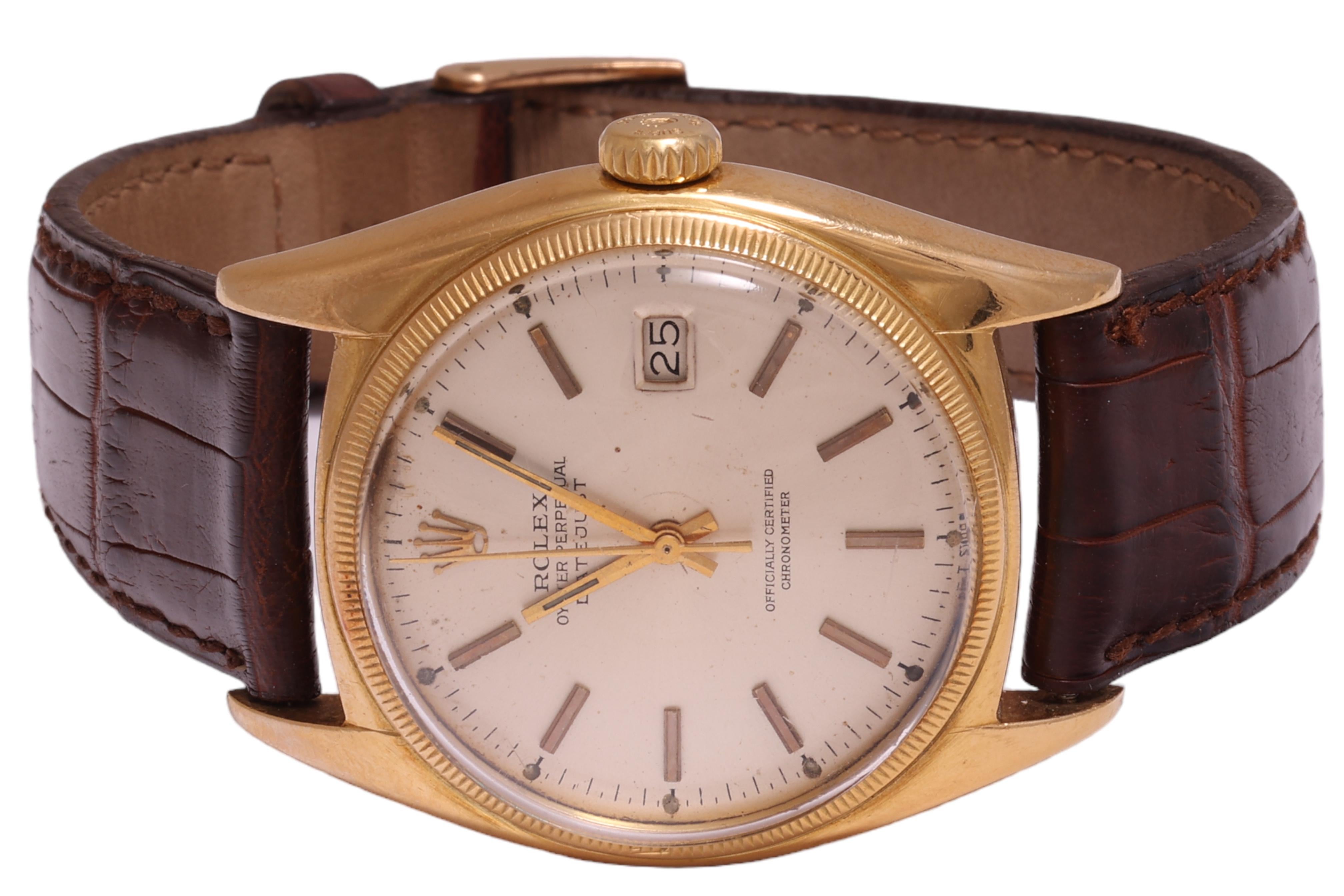 Rolex Big Bubble Back Ovettone, First Datejust Automatic Wrist Watch ...