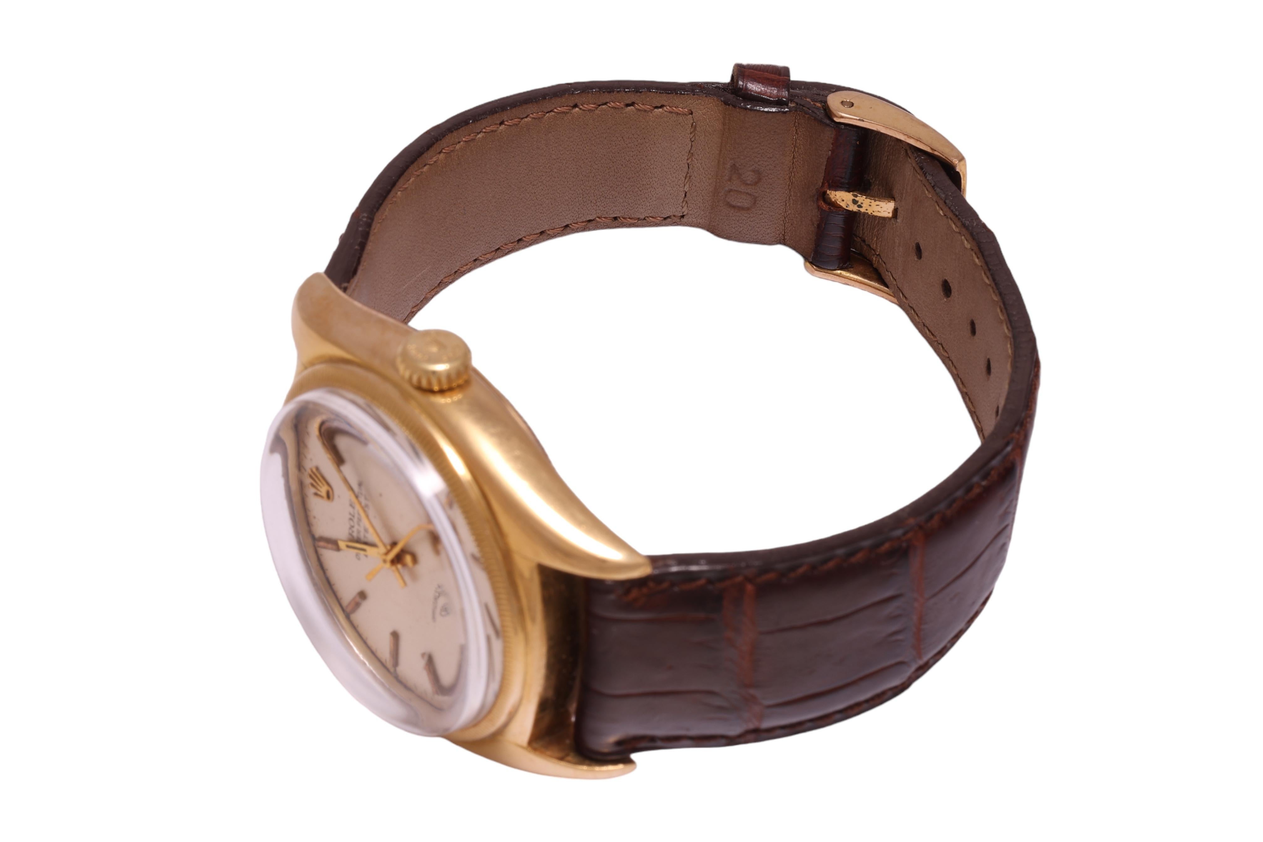 Rolex Big Bubble Back Ovettone, First Datejust Automatic Wrist Watch ...