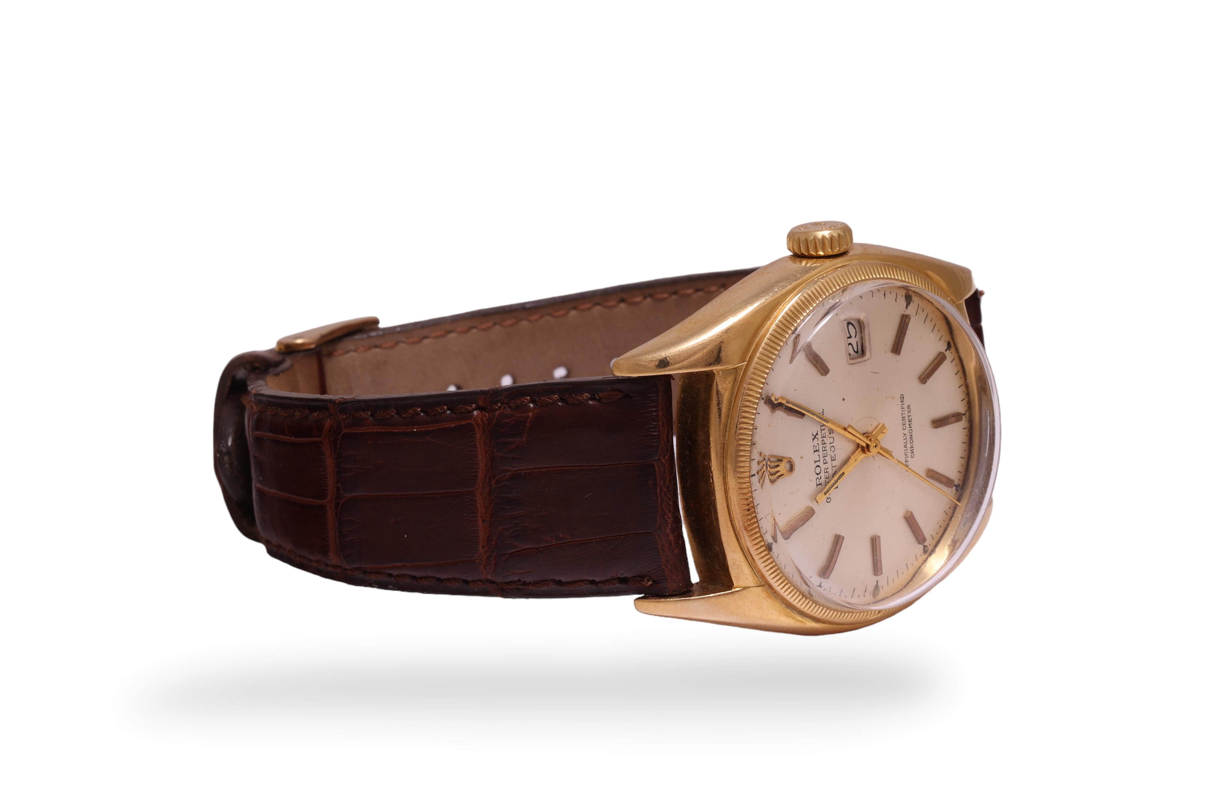 Rolex Big Bubble Back Ovettone, First Datejust Automatic Wrist Watch ...