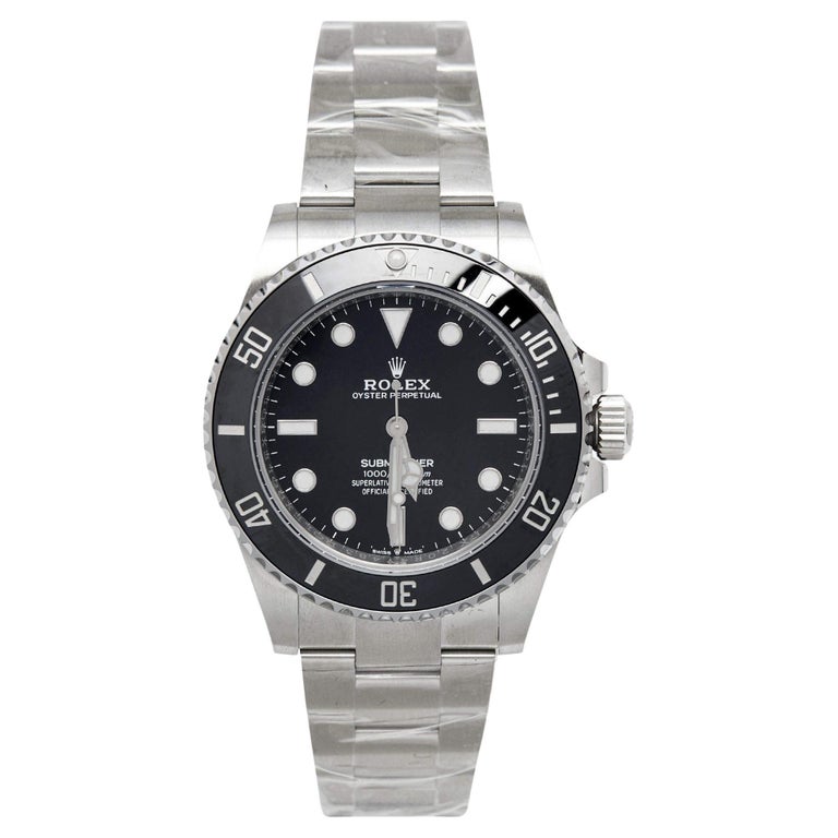 Rolex Black Cerachrom Oystersteel Submariner M124060-0001 Men's ...