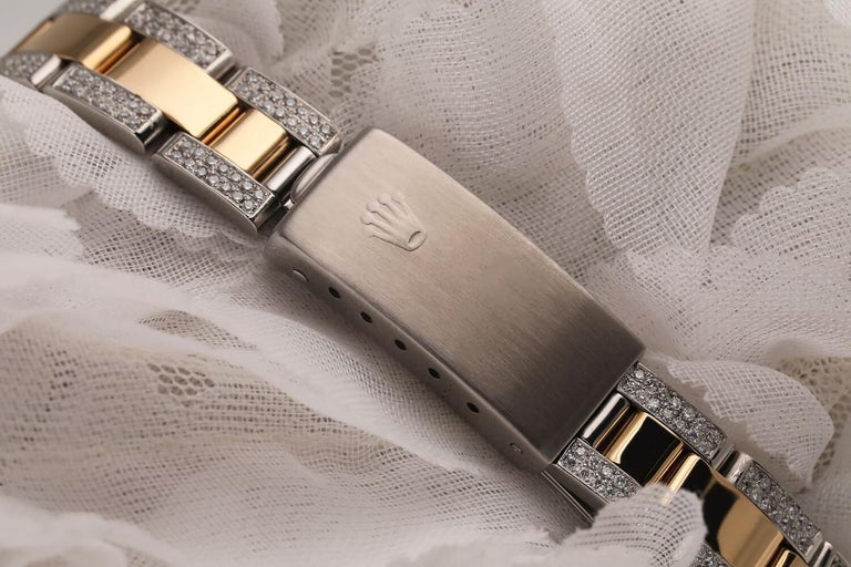 Rolex Black String RT 26 Datejust Oyster Two Tone 18K Gold + SS + Side ...