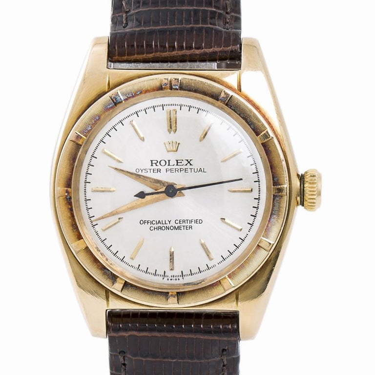 Rolex Bubble Back 5015 Unpolished Men's Automatic Vintage Watch 14 ...