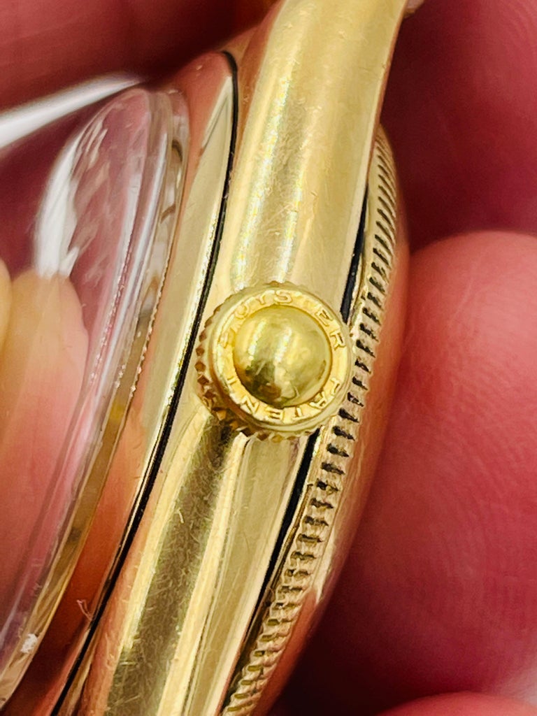 Rolex Bubble Back Yellow Gold Watch at 1stDibs