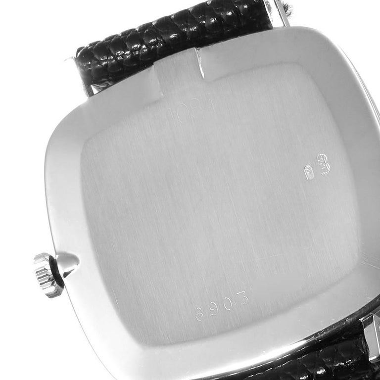 Rolex Cellini 18k White Gold Vignette Dial Mens Vintage Watch 4320 at ...