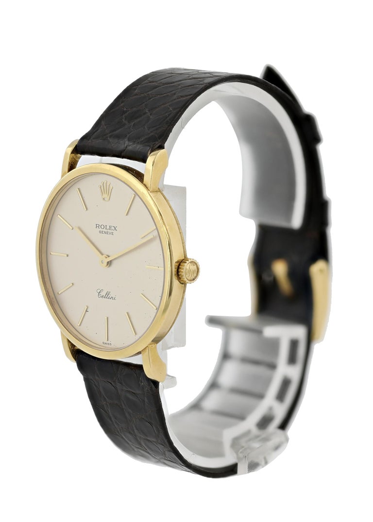Rolex Cellini 5112 18 Karat Gold Men's Watch at 1stDibs