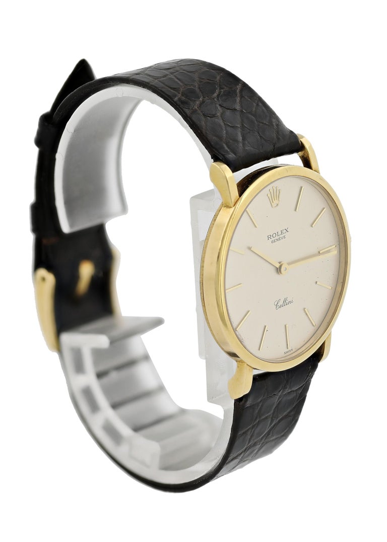 Rolex Cellini 5112 18 Karat Gold Men's Watch at 1stDibs