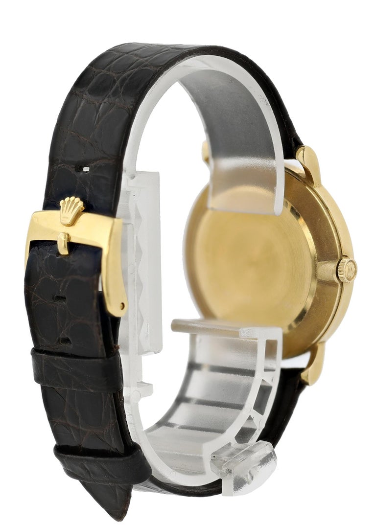 Rolex Cellini 5112 18 Karat Gold Men's Watch at 1stDibs