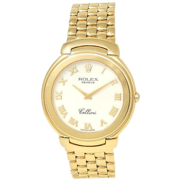 Rolex Cellini 6623, White Dial, Certified and Warranty at 1stDibs