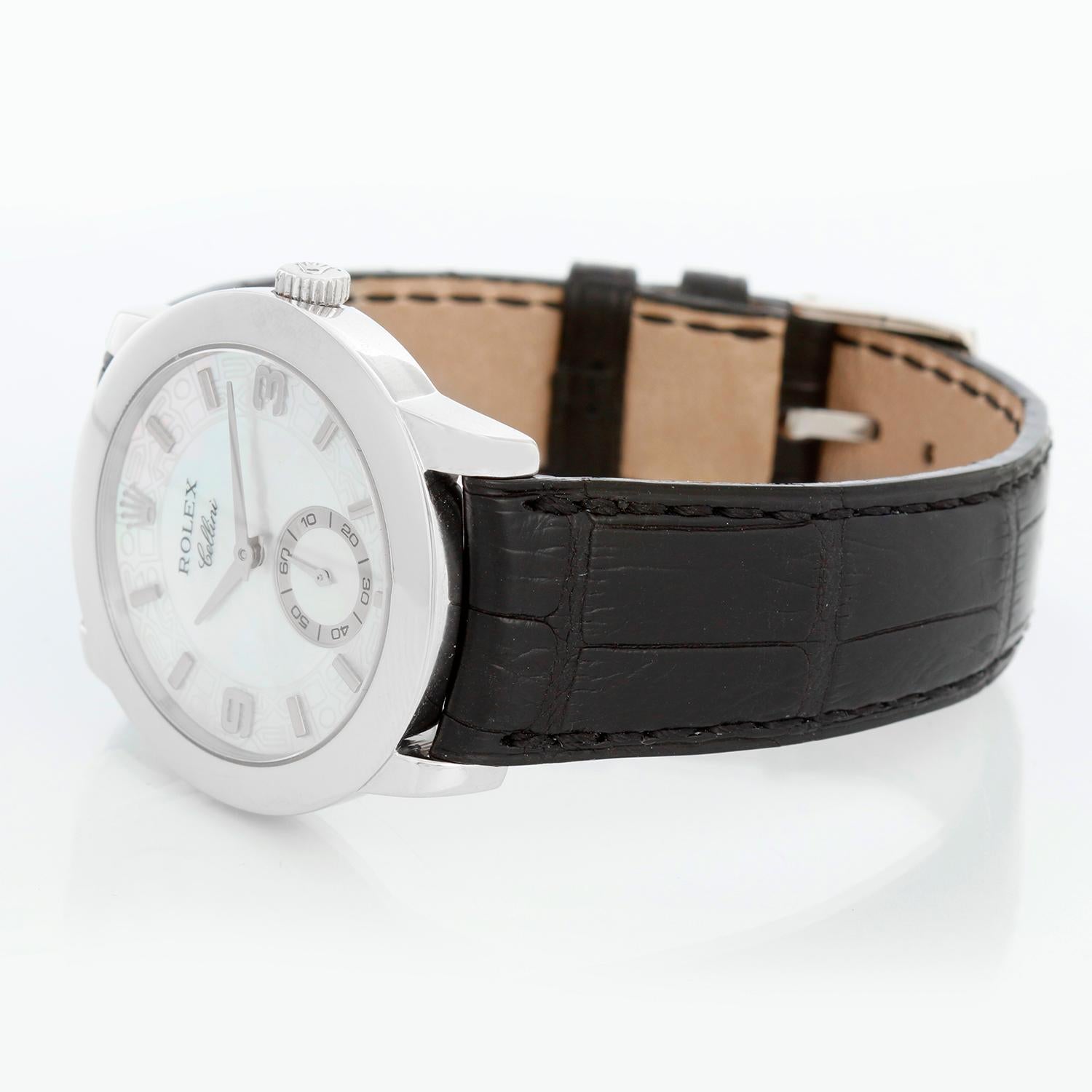 Rolex Cellini Cellinium Platinum Men's Watch 5240/6 For Sale at 1stDibs ...