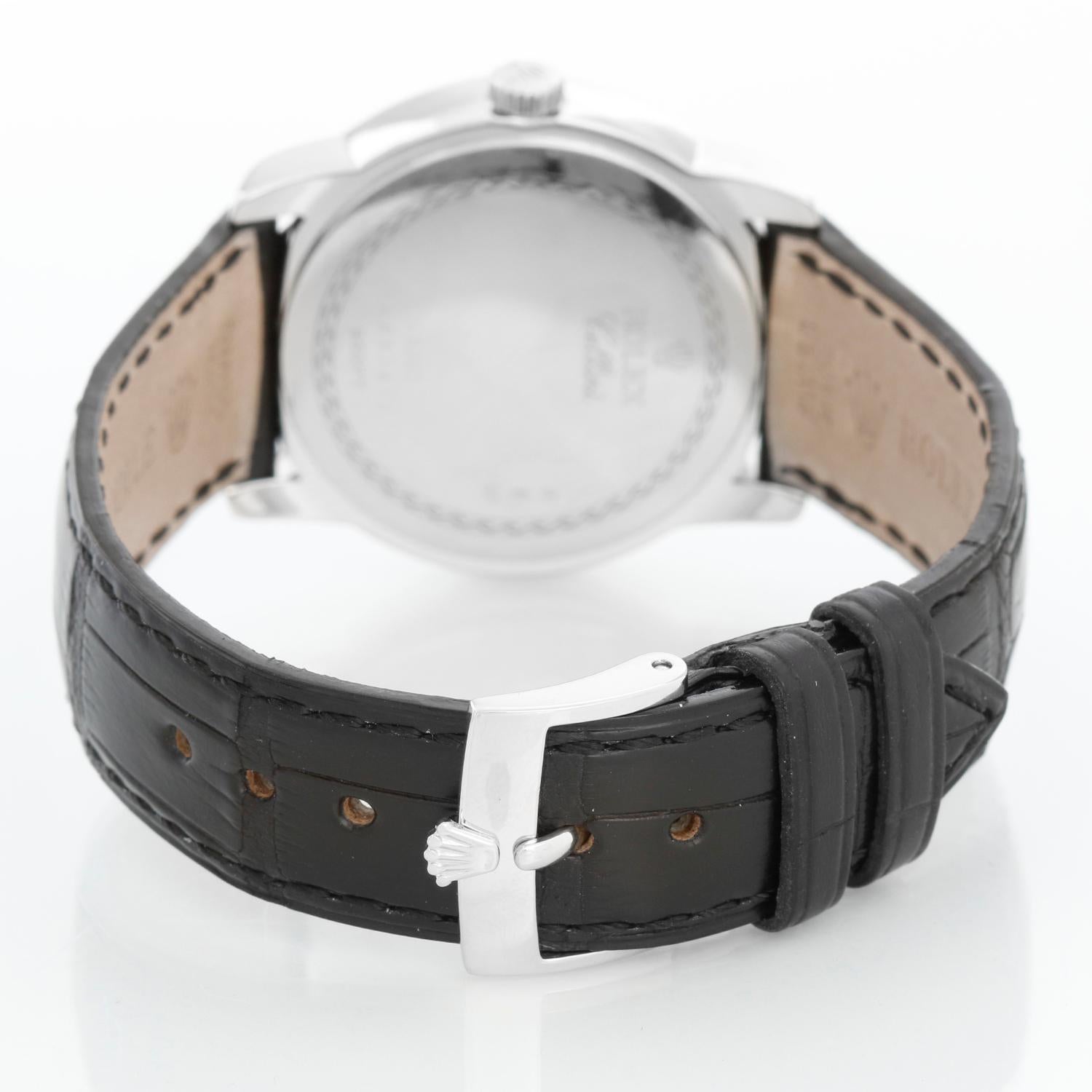 Rolex Cellini Cellinium Platinum Men's Watch 5240/6 For Sale at 1stDibs ...