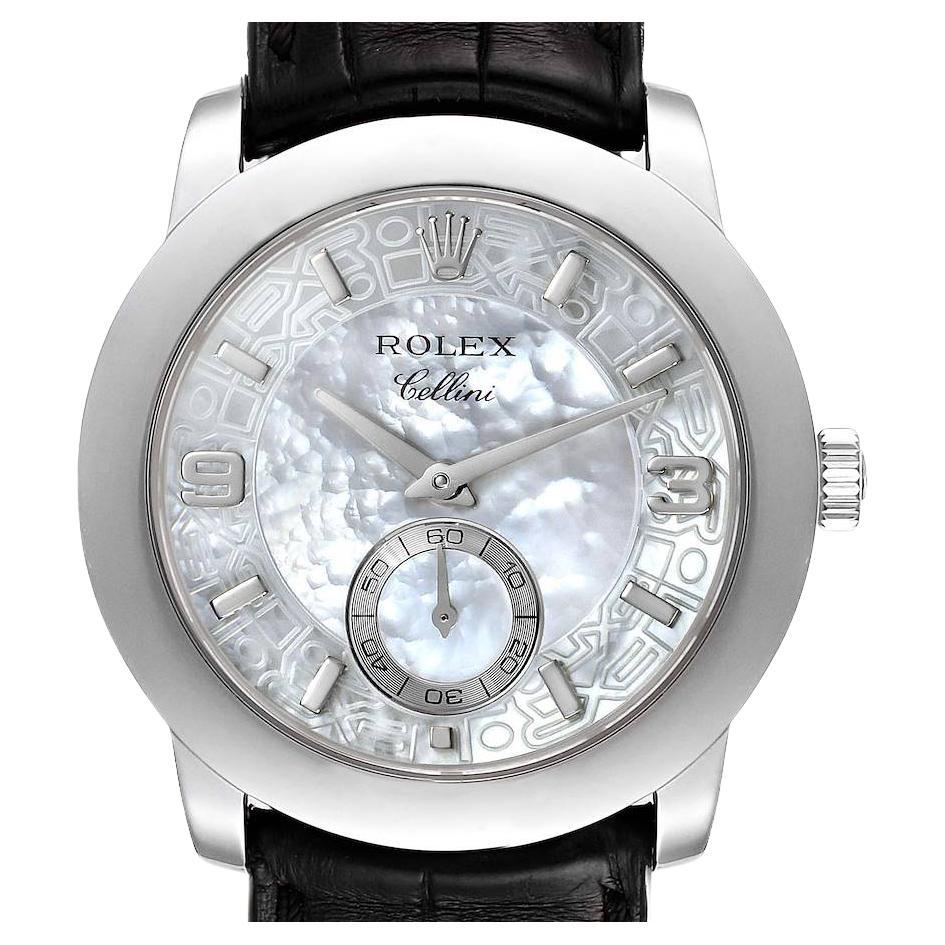 Rolex Platinum Cellini Cellinium Wristwatch at 1stDibs