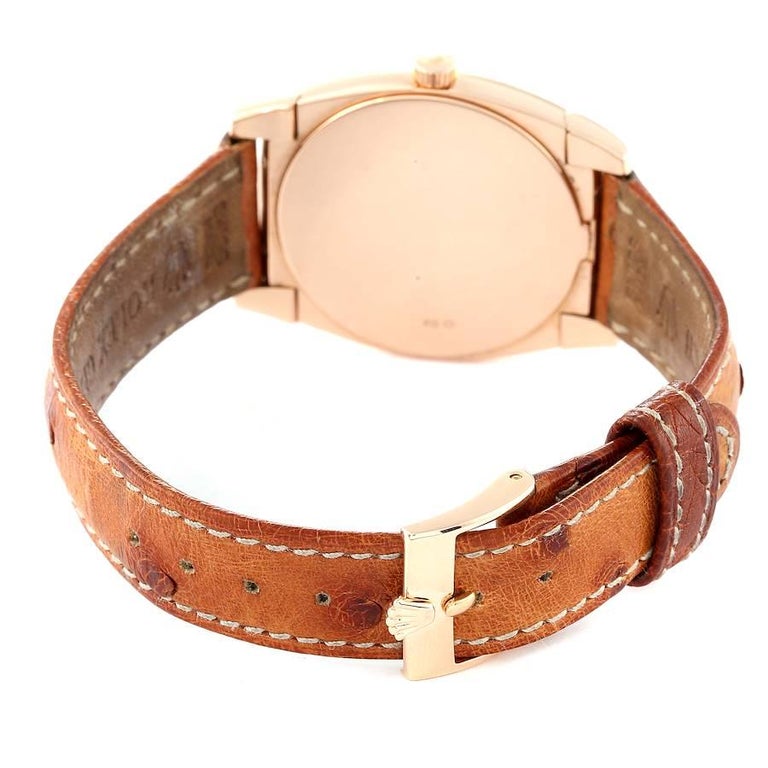 Rolex Cellini Cestello Rose Gold Slate Dial Ladies Watch 5320 at 1stDibs