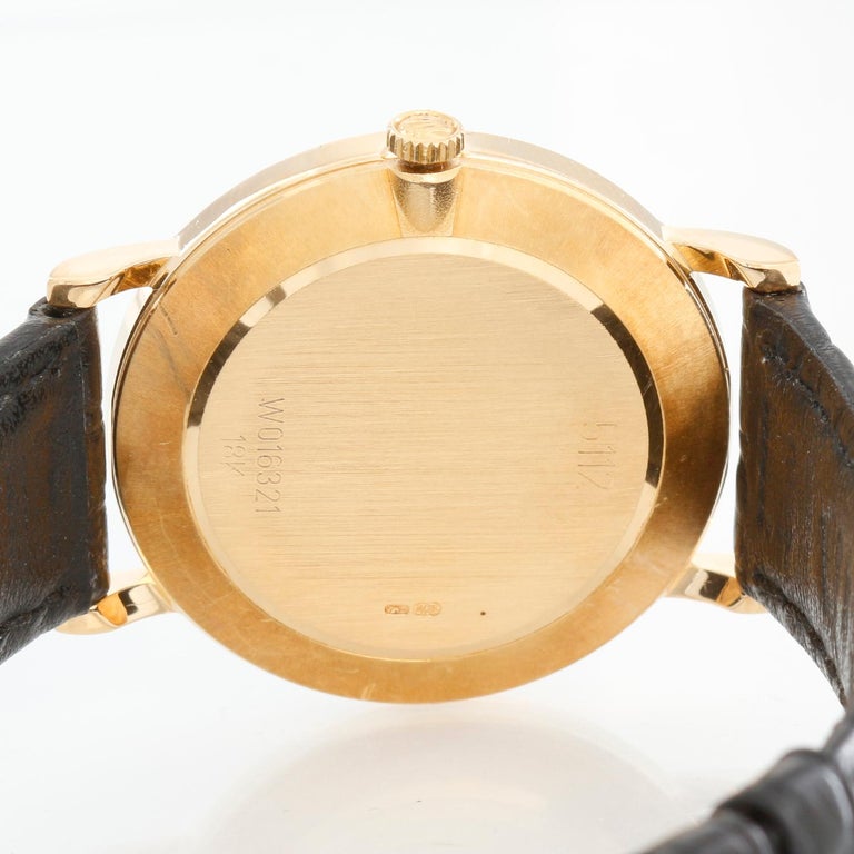 Rolex Cellini Classic 18k Yellow Gold Men's Watch 5112 White Roman Dial ...