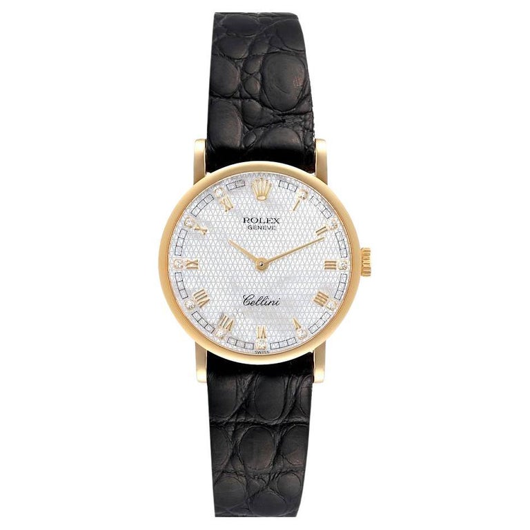 Rolex Cellini Classic Yellow Gold MOP Dial Ladies Watch 5109 Box Papers ...