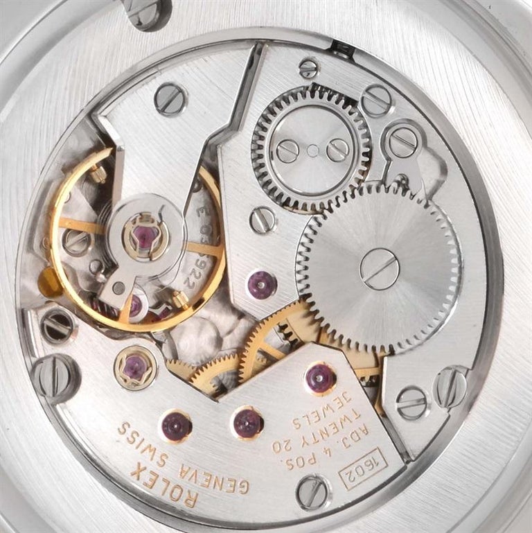 Rolex Cellini Danaos 18 Karat White Gold Black Strap Watch 4233 Year ...