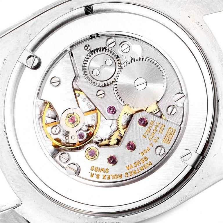 Rolex Cellini Danaos White Rose Gold Men’s Watch 4233 Box Papers at 1stDibs