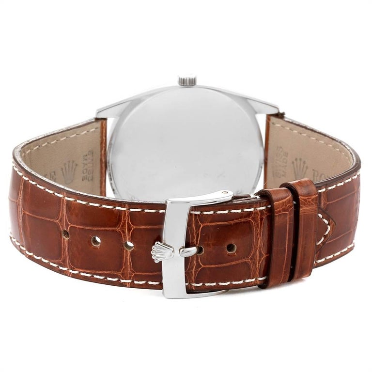 Rolex Cellini Danaos White Rose Gold Men's Watch 4233 Box Papers For ...