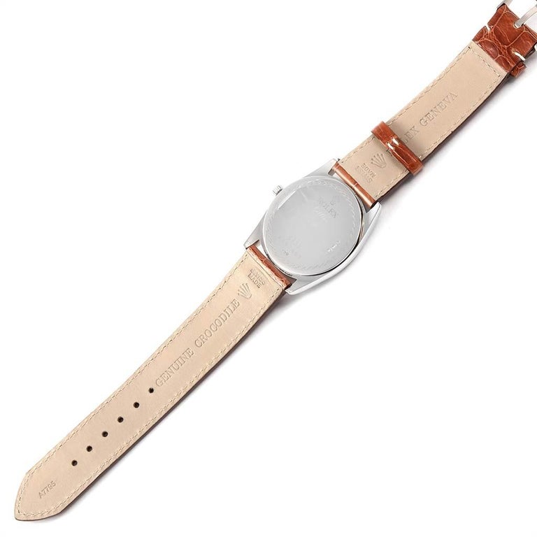 Rolex Cellini Danaos White Rose Gold Men's Watch 4233 Box Papers For ...