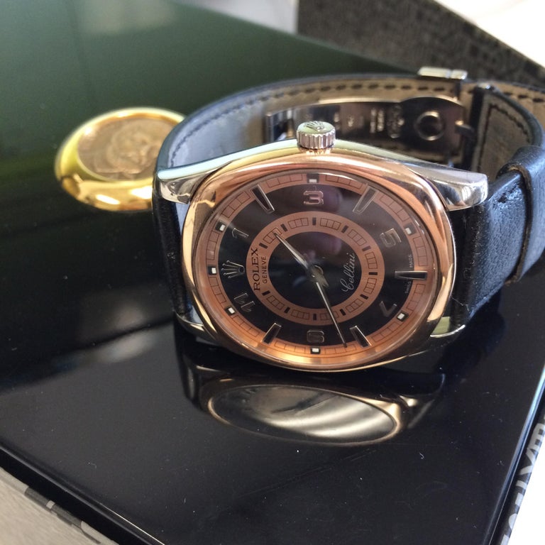Rolex Cellini Men's Danaos 4243 Rose and White Gold 18 Karat, Box ...