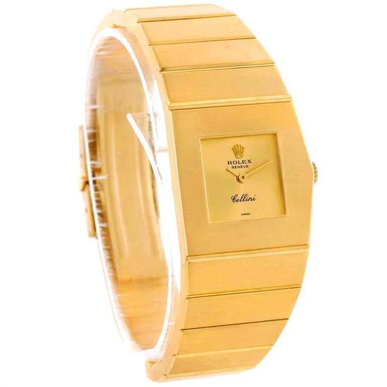Rolex Cellini Midas 18 Karat Yellow Gold Ladies Right Handed Watch 9768 ...