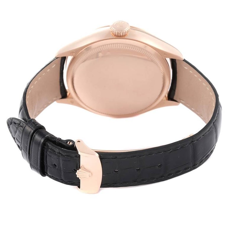 Rolex Cellini Moonphase Everose Weißes Zifferblatt Automatik-Herrenuhr ...