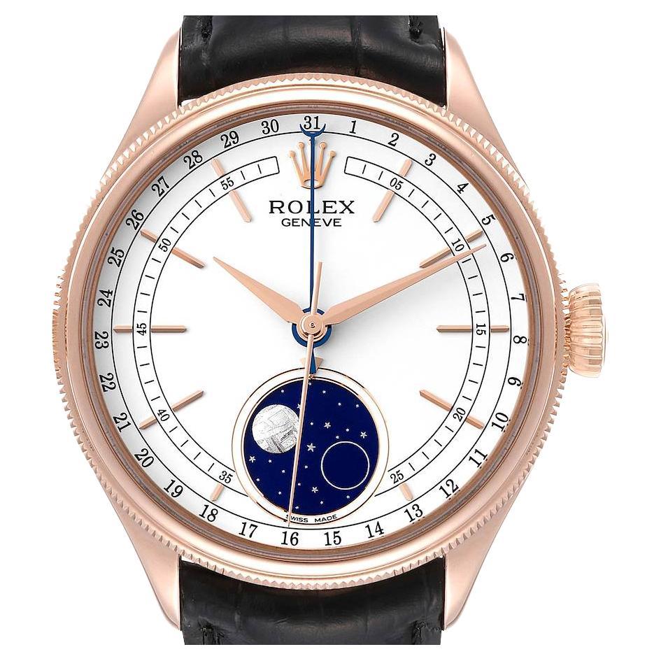 Rolex Cellini 18 Karat White Gold Men's Watch Black Dial 4243 at ...