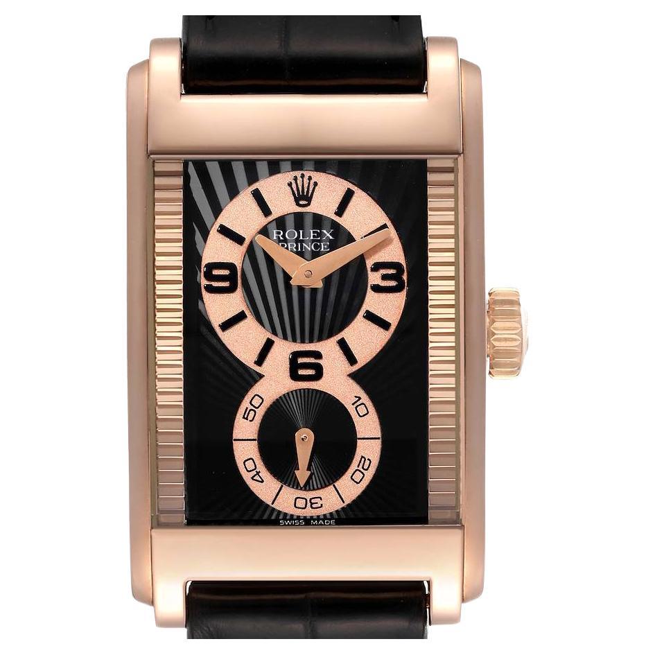 Vintage Rolex Cellini Rose Gold Rectangular Case 4578 at 1stDibs | 4578 ...