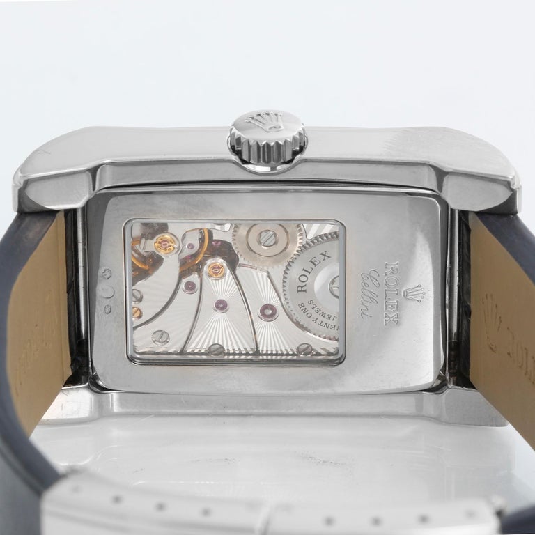 Rolex Cellini Prince 18k White Gold Men's Watch 5443/9 For Sale at 1stDibs