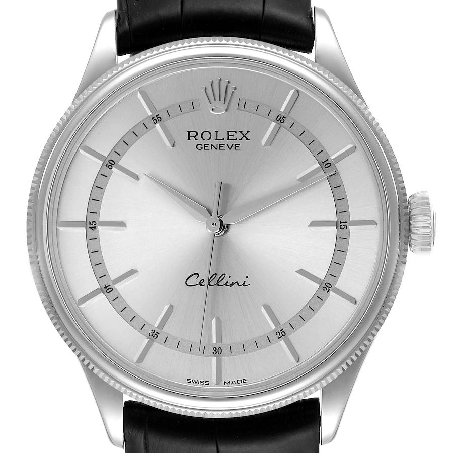 Rolex Cellini Dual Time Rose Gold Guilloche Dial Automatic Men’s Watch ...