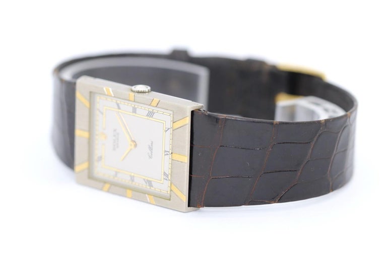 Rolex Cellini Vintage Wrist Watch, 18 Karat Whitegold, Ref. 5029 at 1stDibs