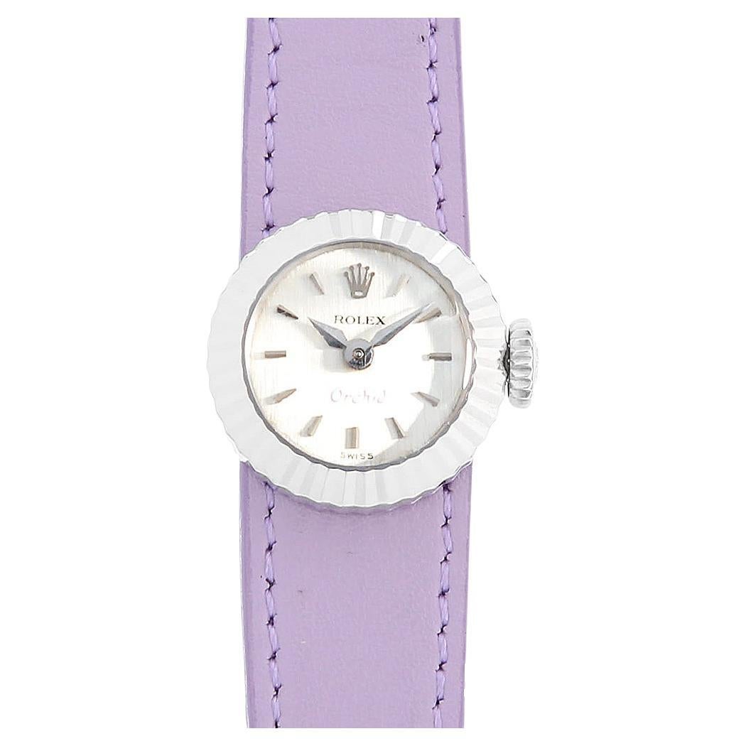 Rolex Chameleon Orchid 2061, Silver Dial - Elegant Antique Ladies Watch ...