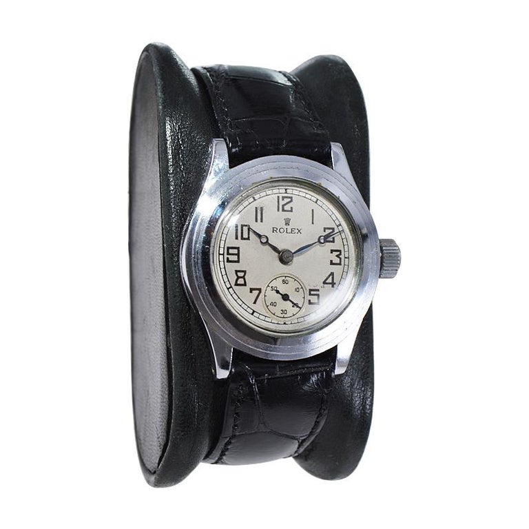 Rolex Chromium Marconi Hermetic Manual Wind Watch, circa 1930s For Sale ...