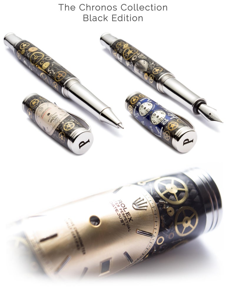 Rolex Chronos One-of-a-Kind Fountain/Rollerball Pen - American Made Pen ...